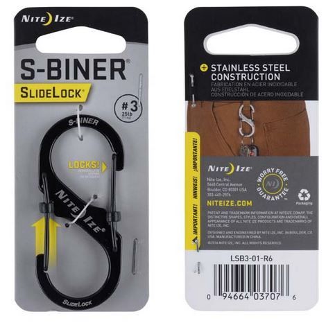 S-Biner #3 Slide Lock • Marshall Street Disc Golf