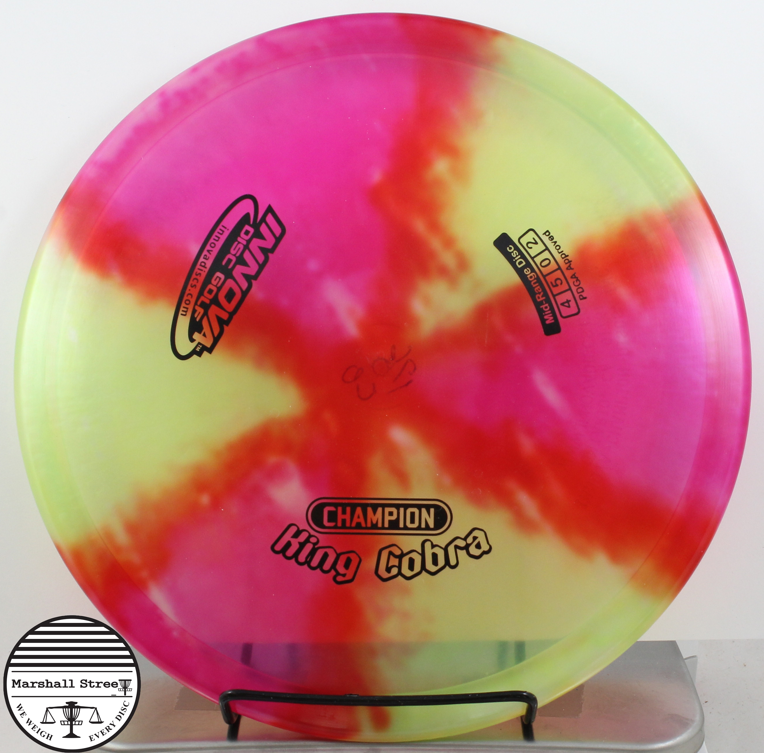 Tie-Dye Champion King Cobra • Marshall Street Disc Golf