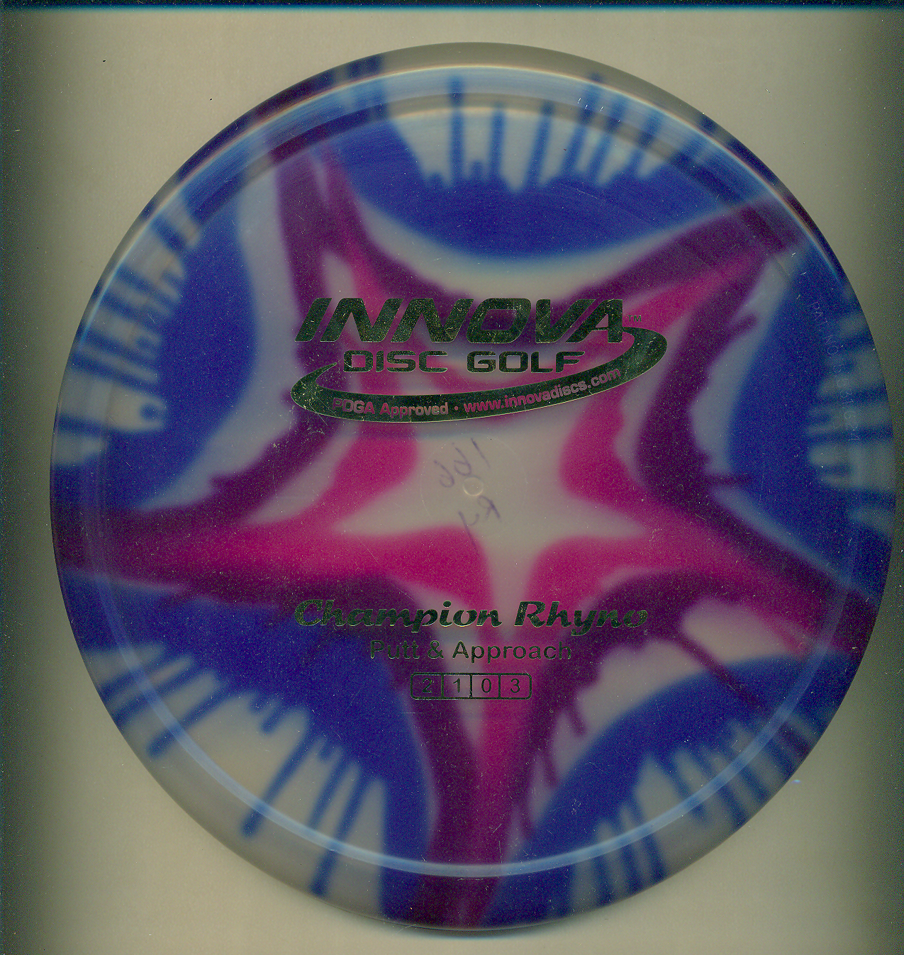 Tie-Dye Champion Rhyno • Marshall Street Disc Golf