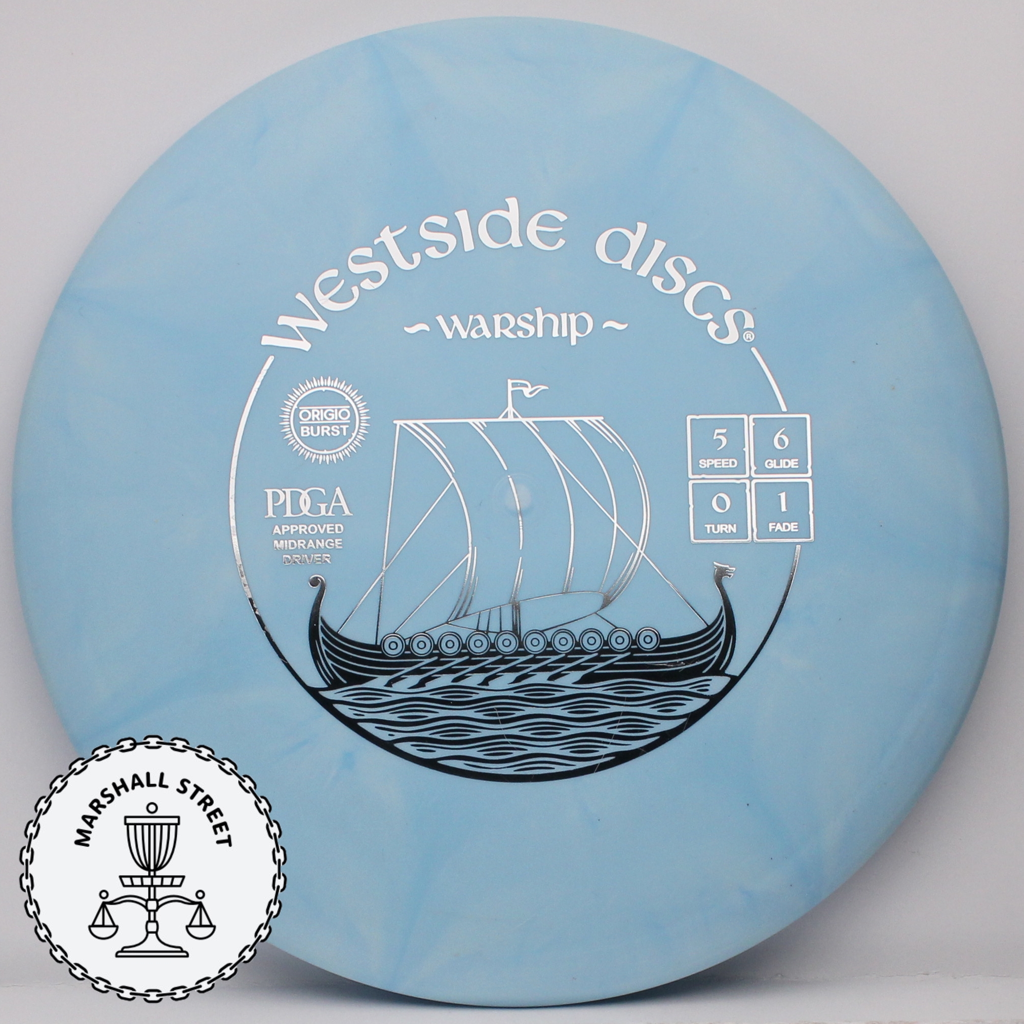 Origio Burst Warship • Marshall Street Disc Golf