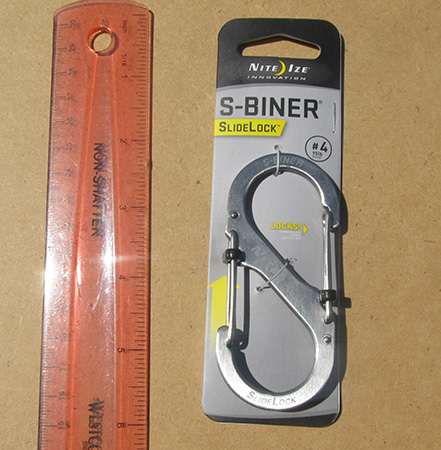 S-Biner #4 Slide Lock • Marshall Street Disc Golf