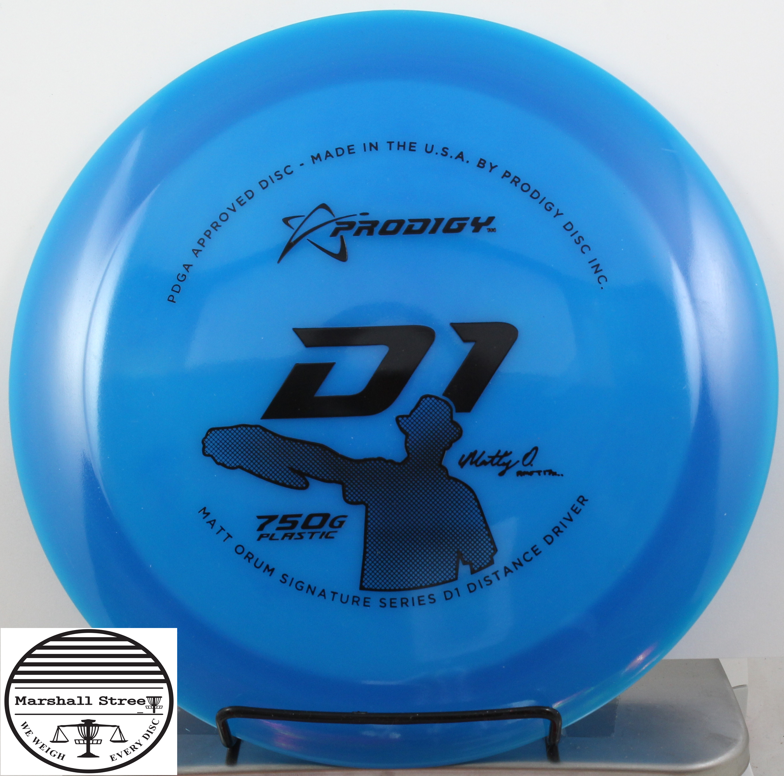 Prodigy D1, 750G Matt Orum • Marshall Street Disc Golf