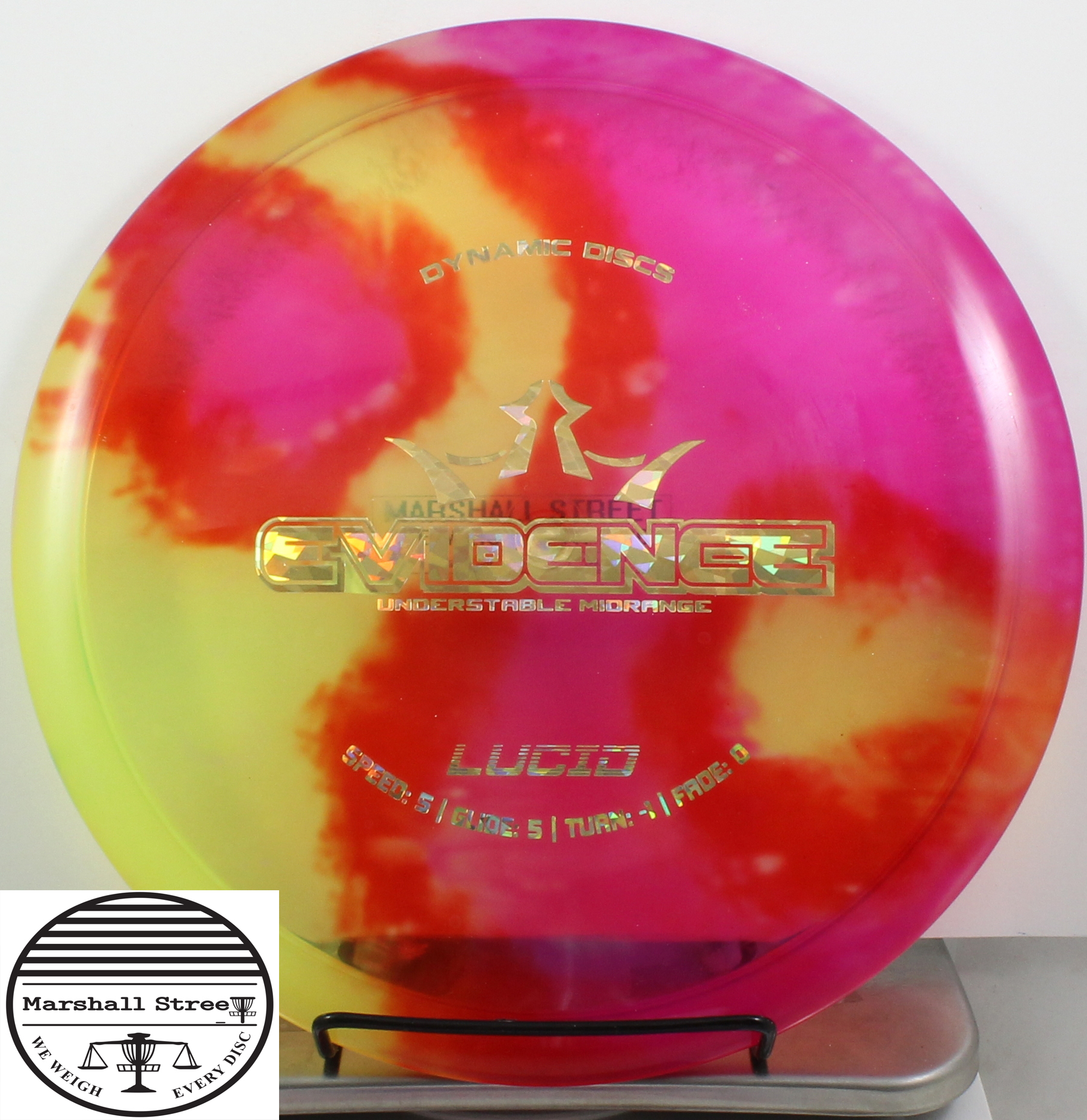 Tie-Dye Lucid Evidence • Marshall Street Disc Golf
