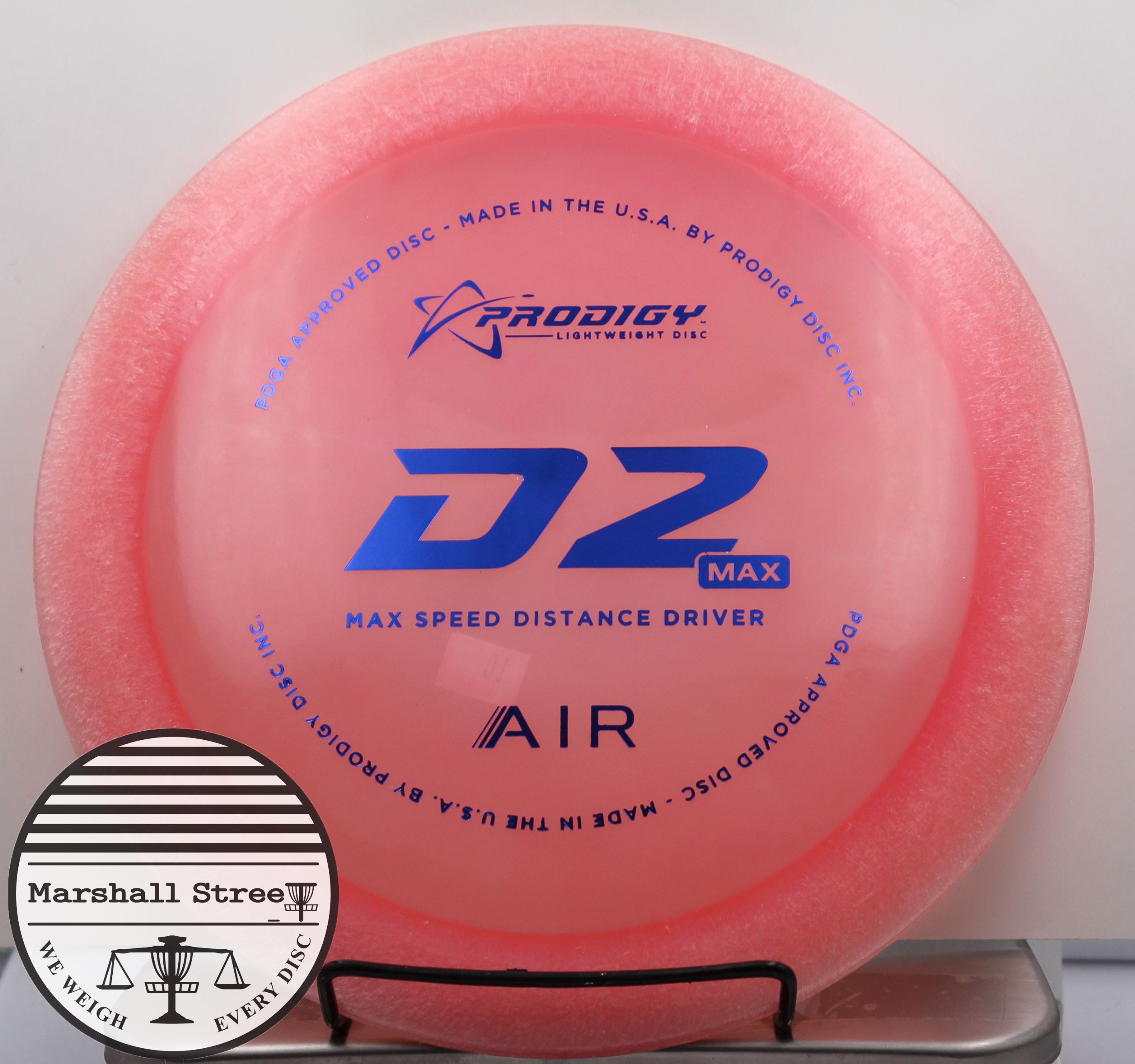 Prodigy D2 Max, Air • Marshall Street Disc Golf