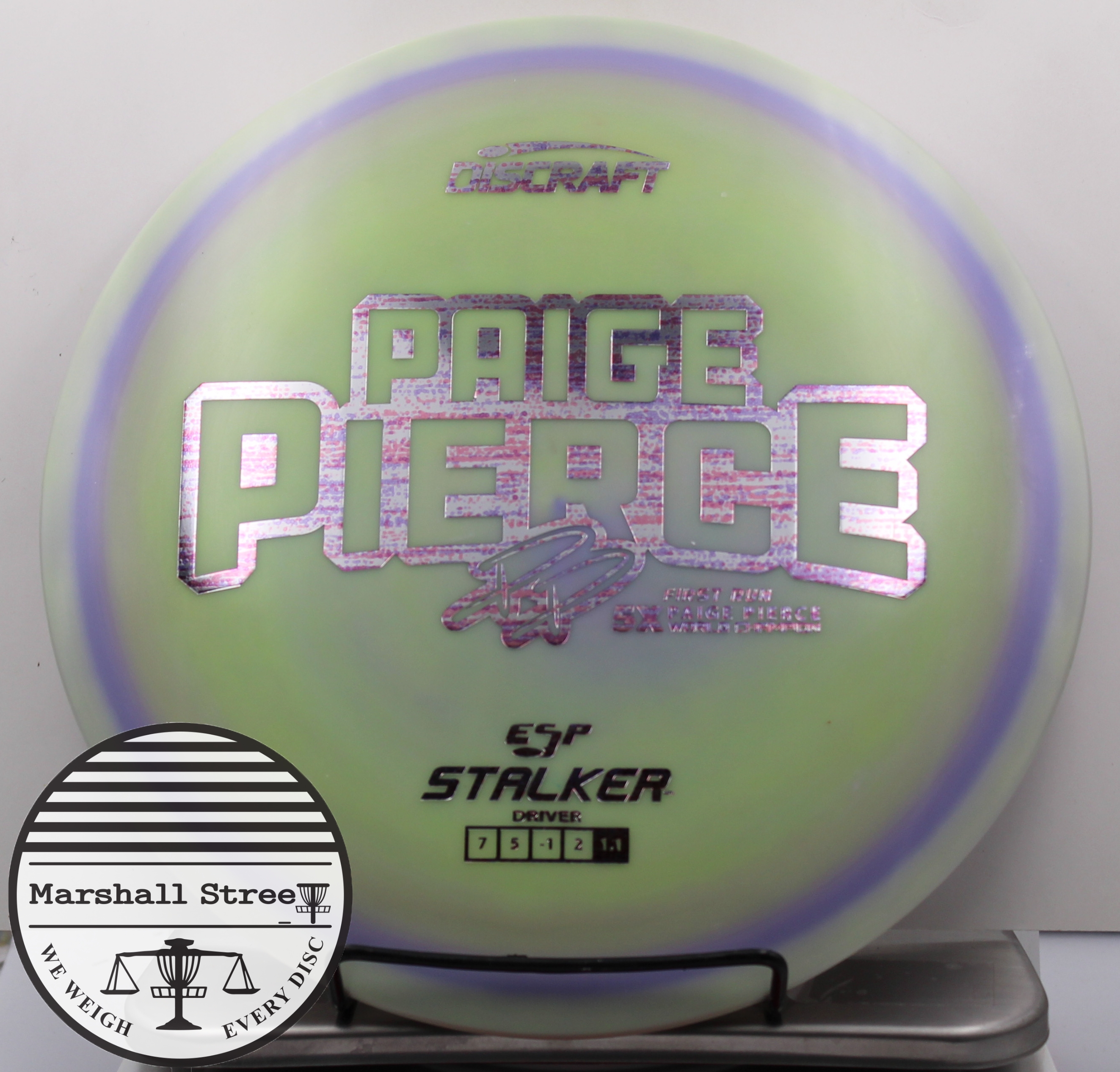 ESP Stalker, Pierce 5x 1st Run • Marshall Street Disc Golf