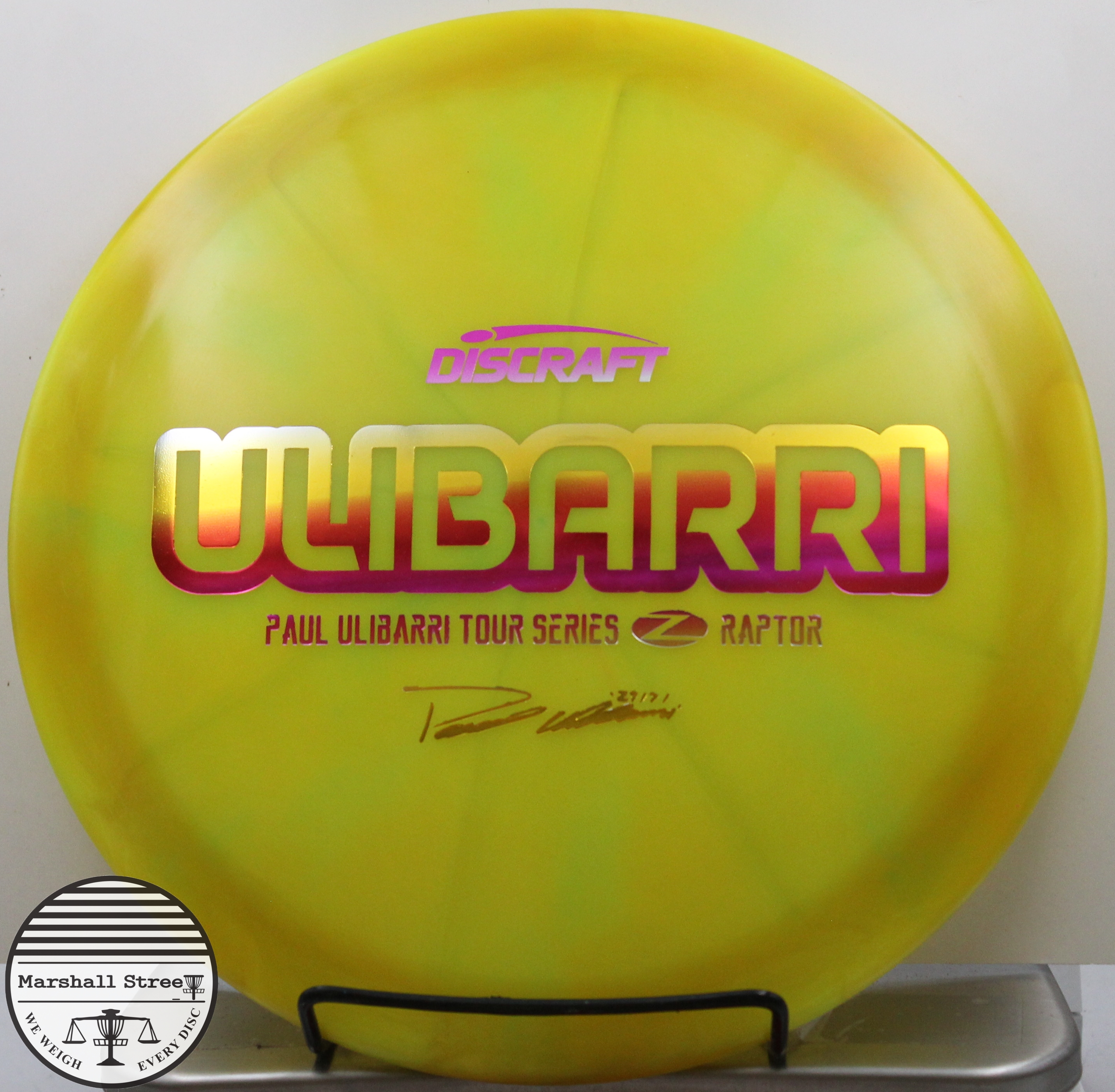 Z Swirl Raptor, Paul Ulibarri • Marshall Street Disc Golf