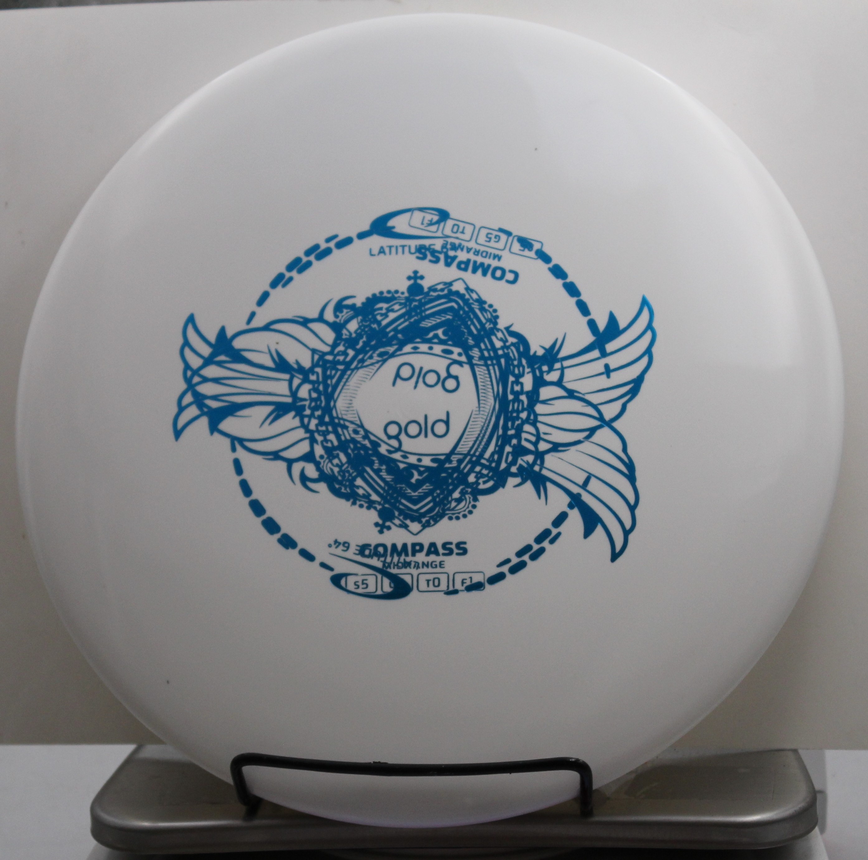 X-Out Gold Line Compass • Marshall Street Disc Golf