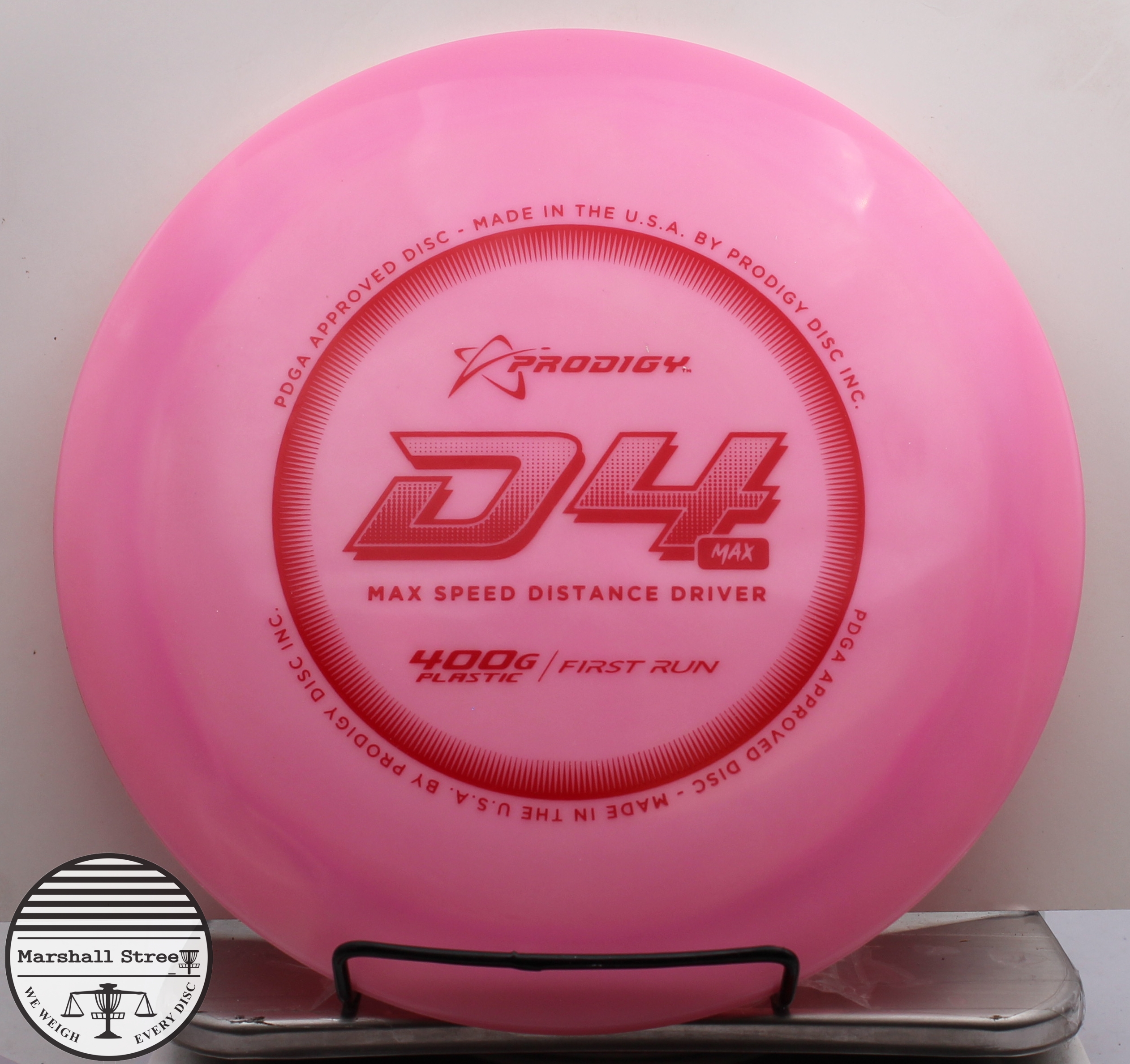 Prodigy D4 Max, 400G First Run • Marshall Street Disc Golf