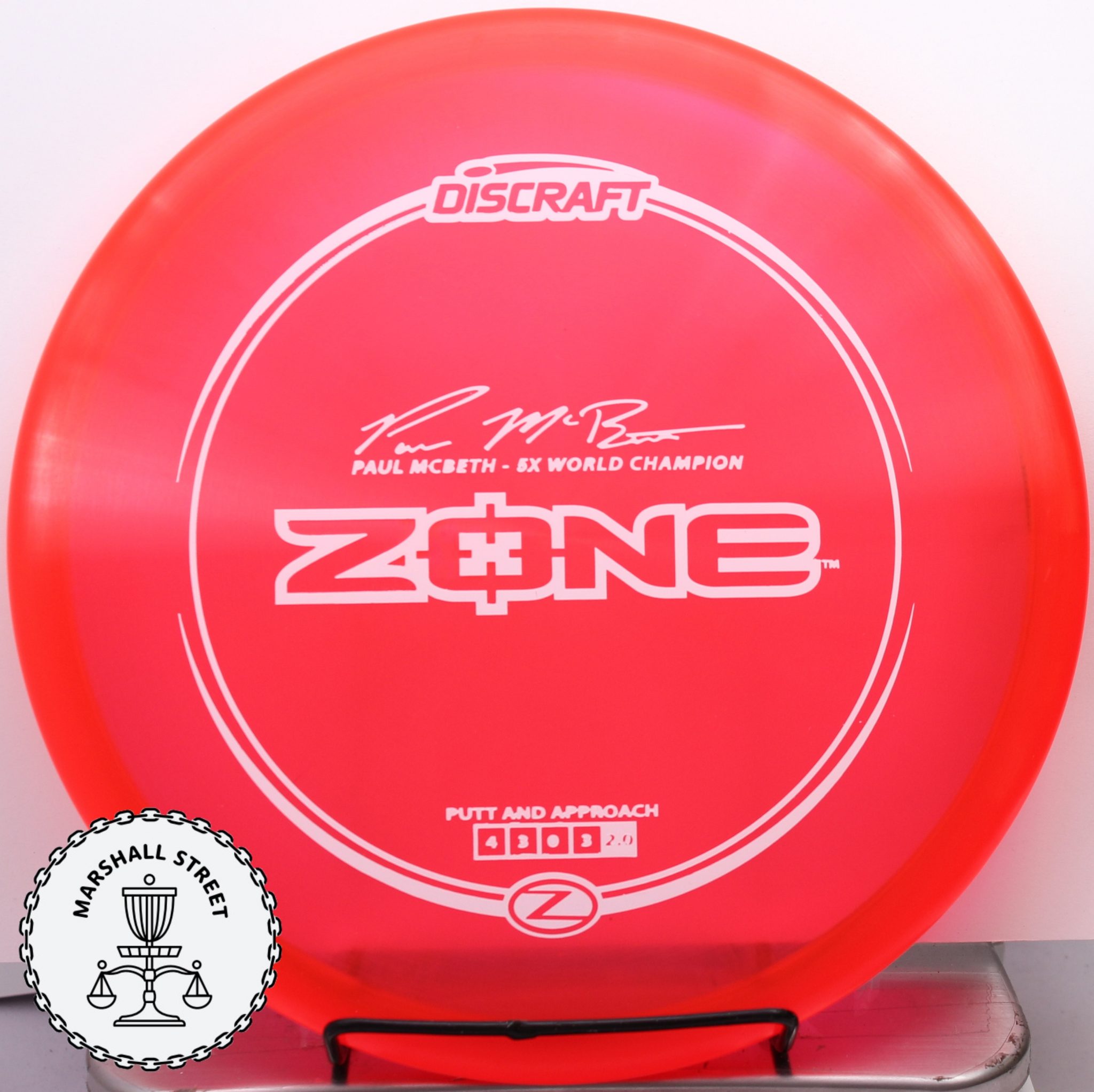 Z Zone, Paul McBeth 5X • Marshall Street Disc Golf