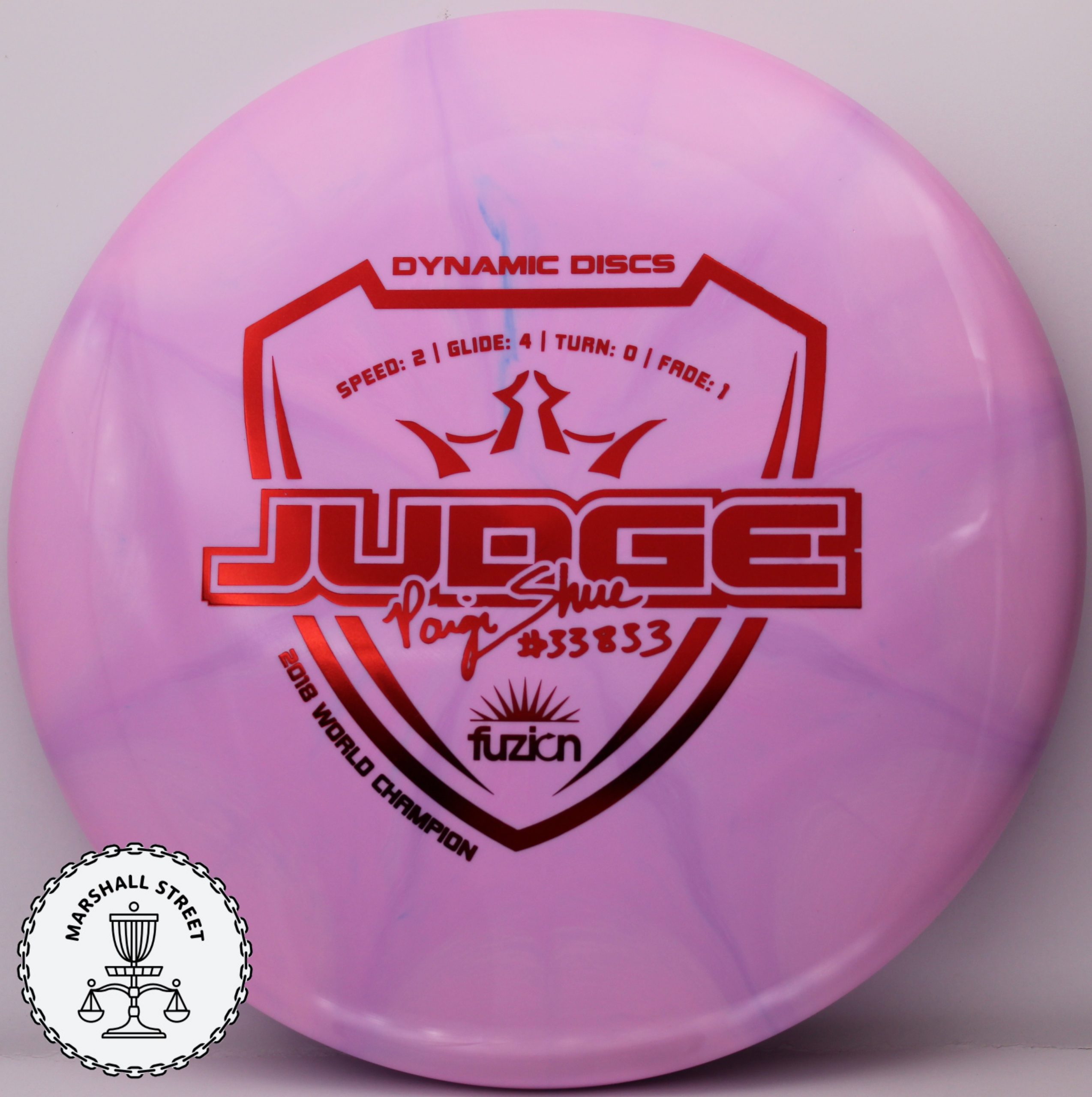 Fuzion Burst Judge, Paige Shue • Marshall Street Disc Golf