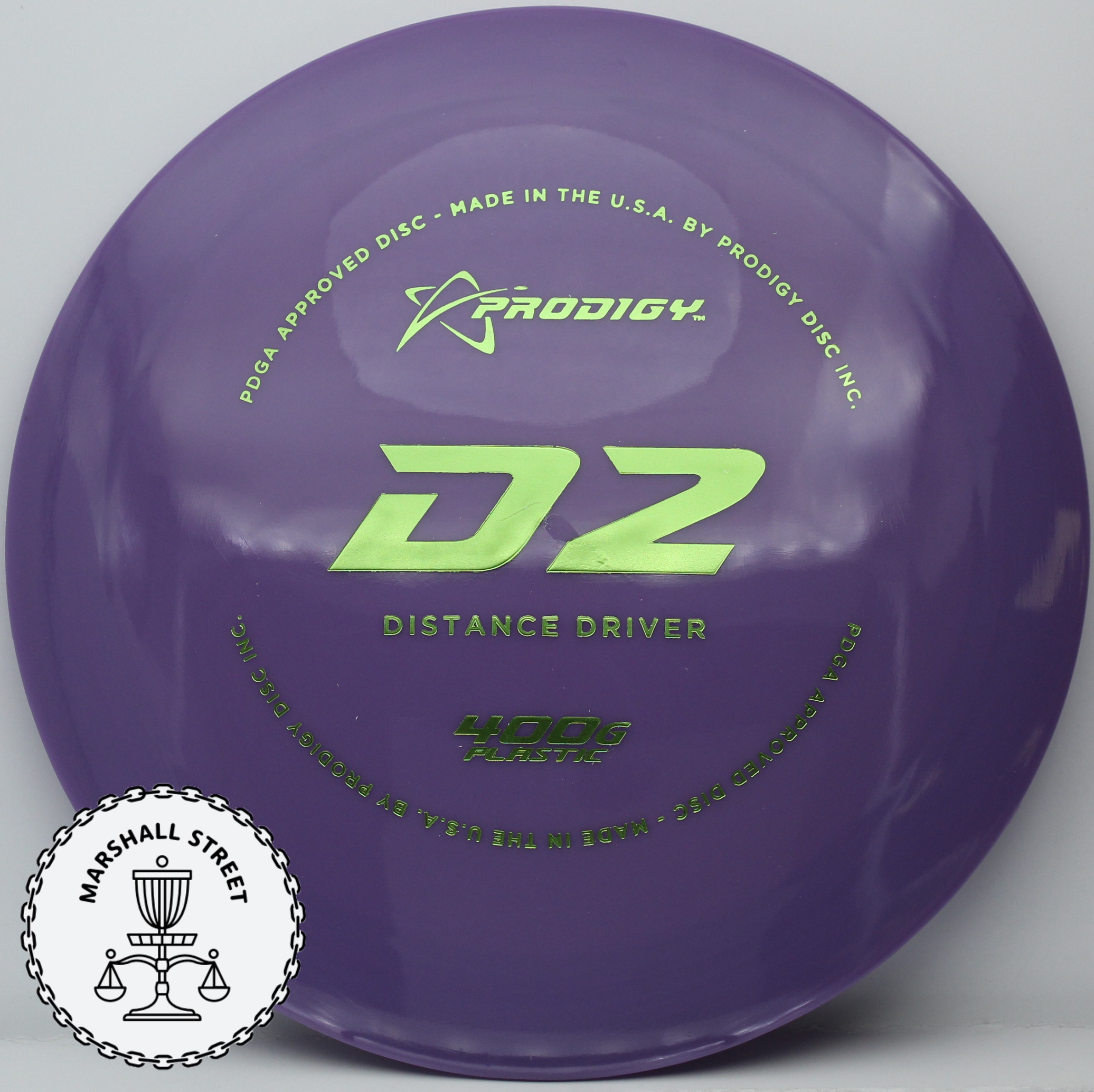 Prodigy D2, 400G • Marshall Street Disc Golf
