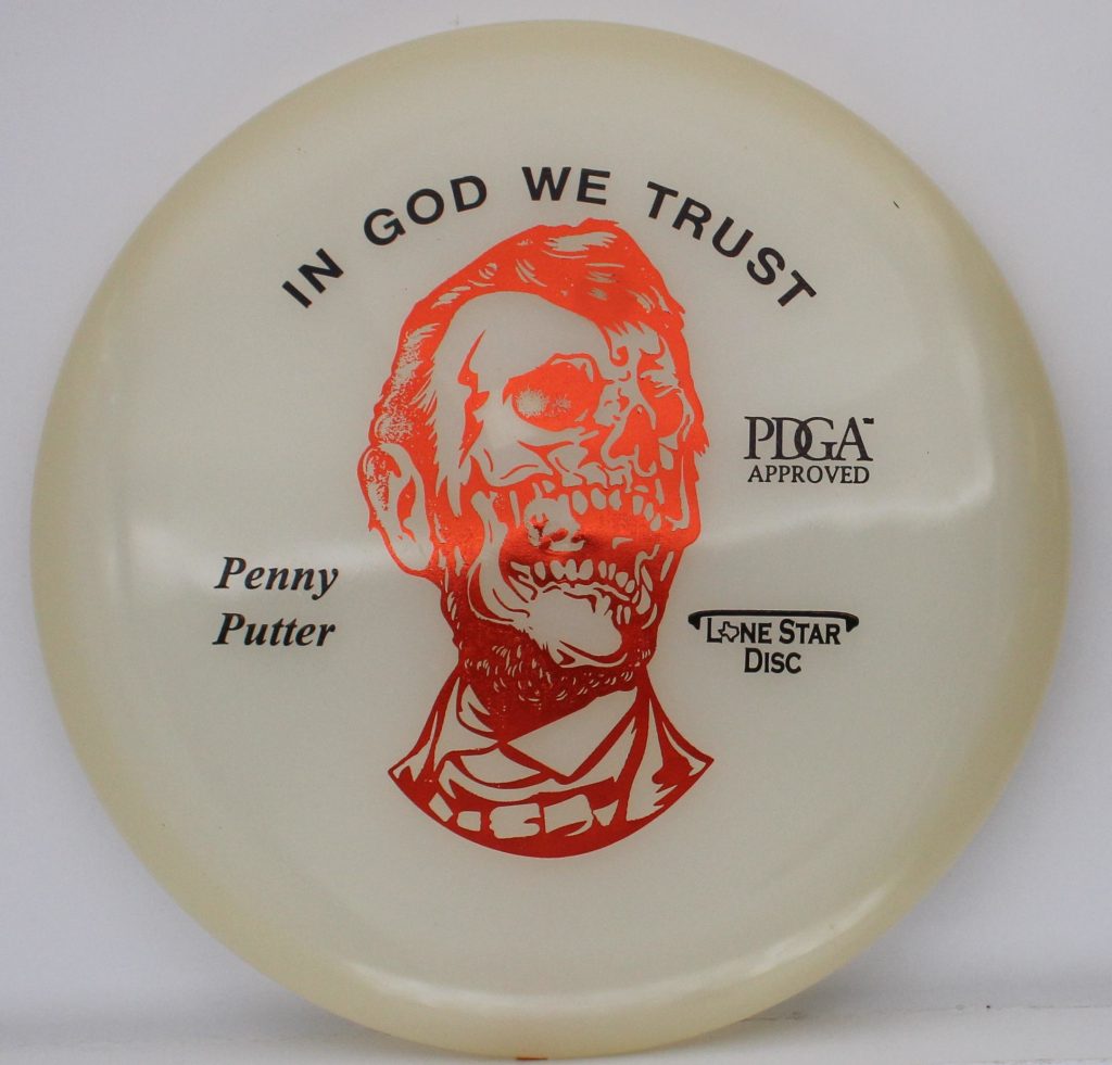 Glow Penny Putter, Zombie Abe • Marshall Street Disc Golf
